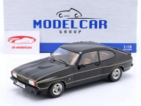 ModelCarGroup 1:18 Ford Capri MK2 X-Pack Bouwjaar 1975 zwart / goud ...