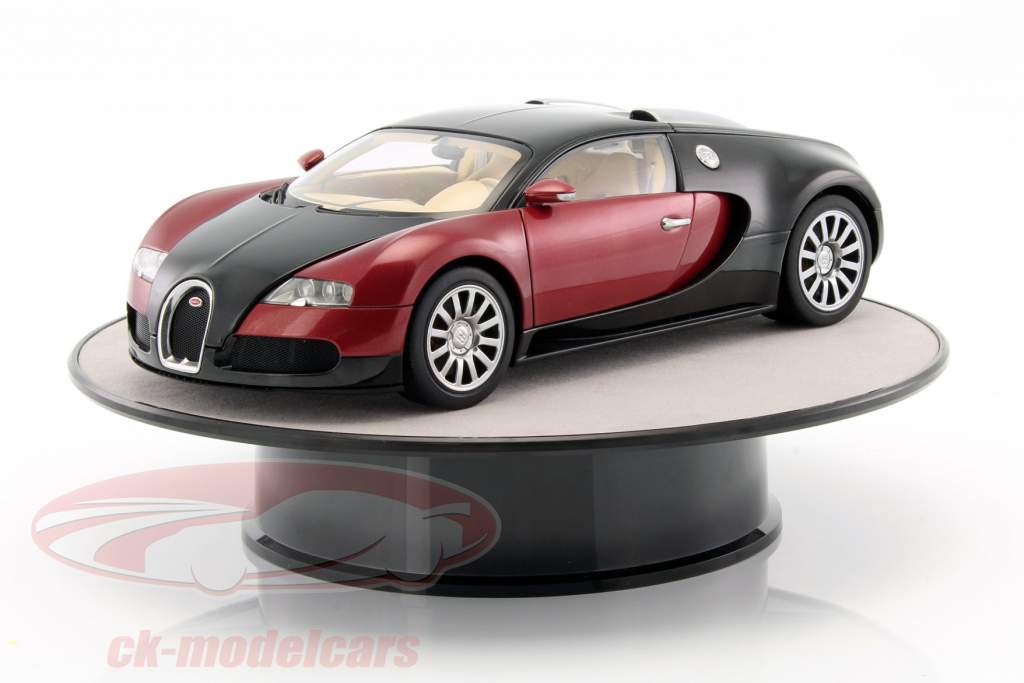 turntable diameter ca. 25,5 cm for model cars in scale 1:18 silver ...