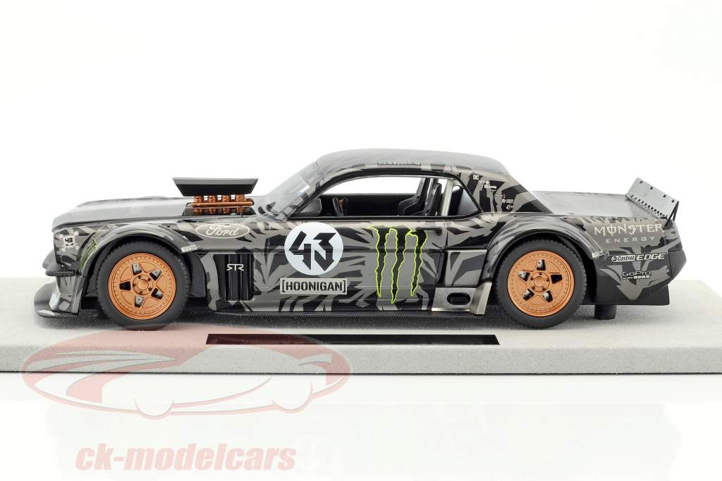 TopMarques 1:18 Ford Mustang Hoonigan #43 Ken Block 建造年份 1965 黑 / 灰色 ...