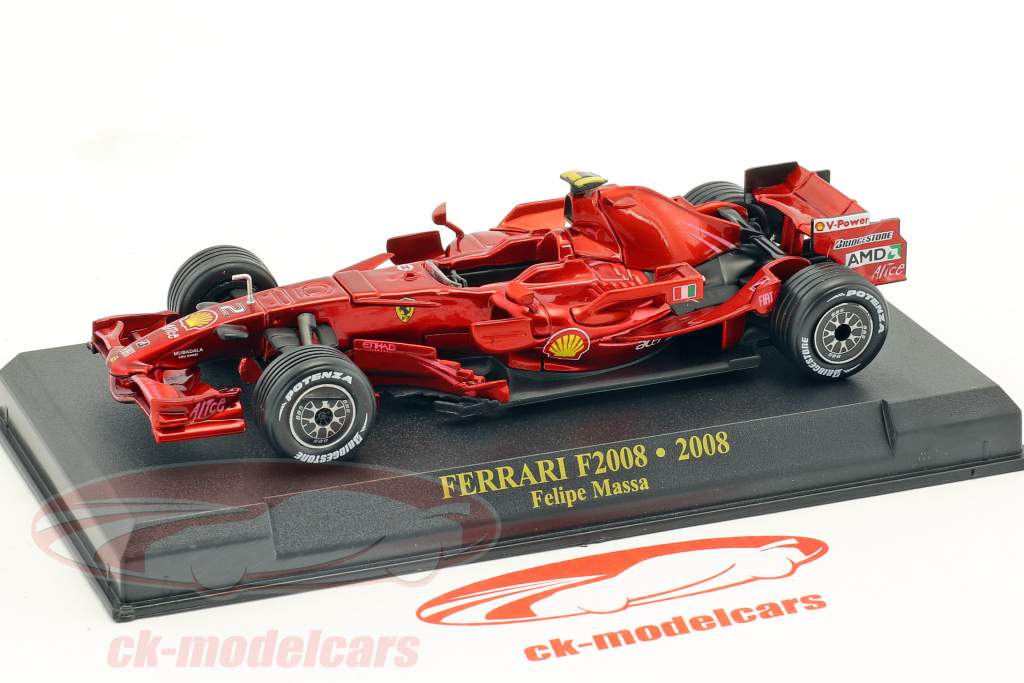 Altaya 1:43 Felipe Massa Ferrari F2008 #2 公式 1 2008 CK47004 模型 汽车 ...