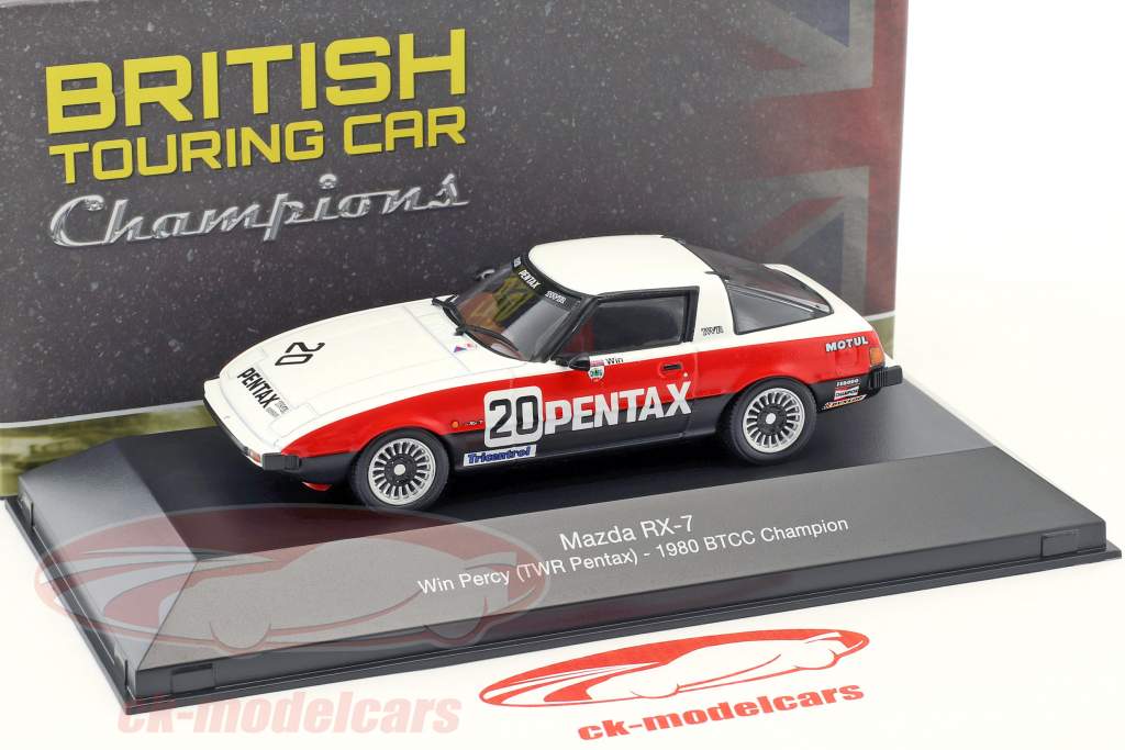 Atlas 1:43 Win Percy Mazda RX-7 #20 BTCC 冠军 1980 4672111 模型 汽车 4672111 ...