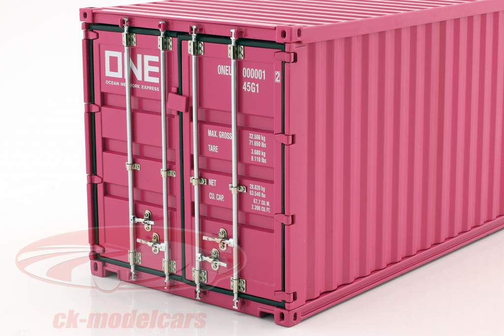 NZG 1:18 40 FT Container Ocean Network Express magenta 978/02 ...