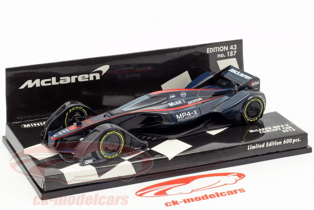 Minichamps 1:43 McLaren MP4-X Concept Car 2015 formula 1 537133600 ...