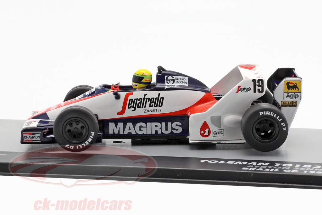 Mclaren Lego Modellino Auto 1/43 F1 Toleman TG183B Ayrton Senna Brazil ...