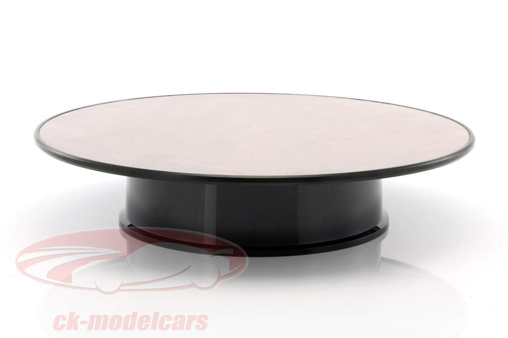 turntable diameter ca. 25,5 cm for model cars in scale 1:18 silver ...