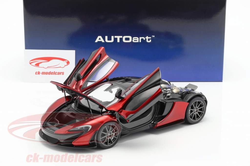 AUTOart 1:18 McLaren P1 Baujahr 2013 vulkanrot 76062 Modellauto 76062 ...