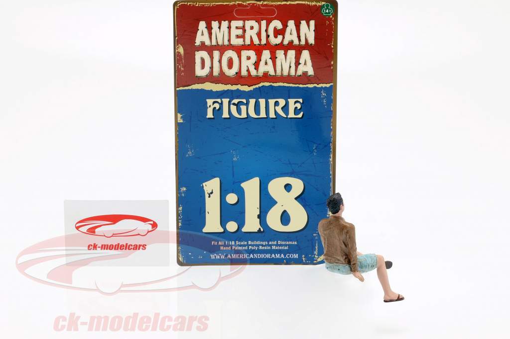American Diorama 1:18 figure A Seated Couple III AD38217 model car ...