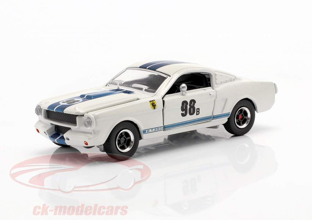 Shelby Collectibles 1:64 Shelby GT-350R #98B Racing version 1965 white ...