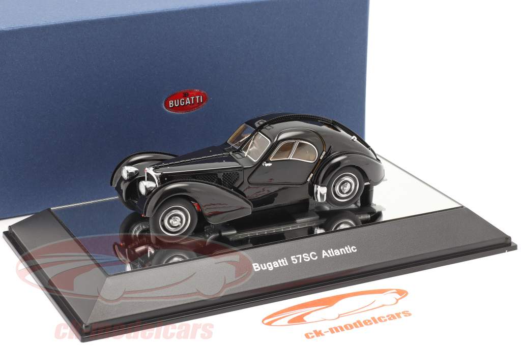 AUTOart 1:43 Bugatti 57S Atlantic year 1938 black 50946 model car 50946 ...