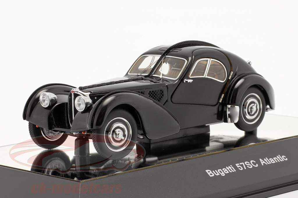 AUTOart 1:43 Bugatti 57S Atlantic year 1938 black 50946 model car 50946 ...