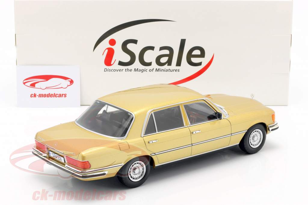 iScale 1:18 Mercedes-Benz S-klasse 450 SEL 6.9 (W116) 1975-1980 goud ...