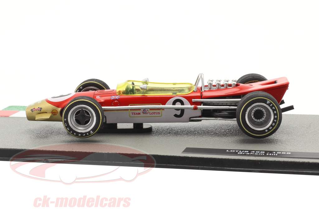 Altaya 1:43 Graham Hill Lotus 49B #9 ganador Monaco GP fórmula 1 Campeón mundial 1968 CK69016 ...