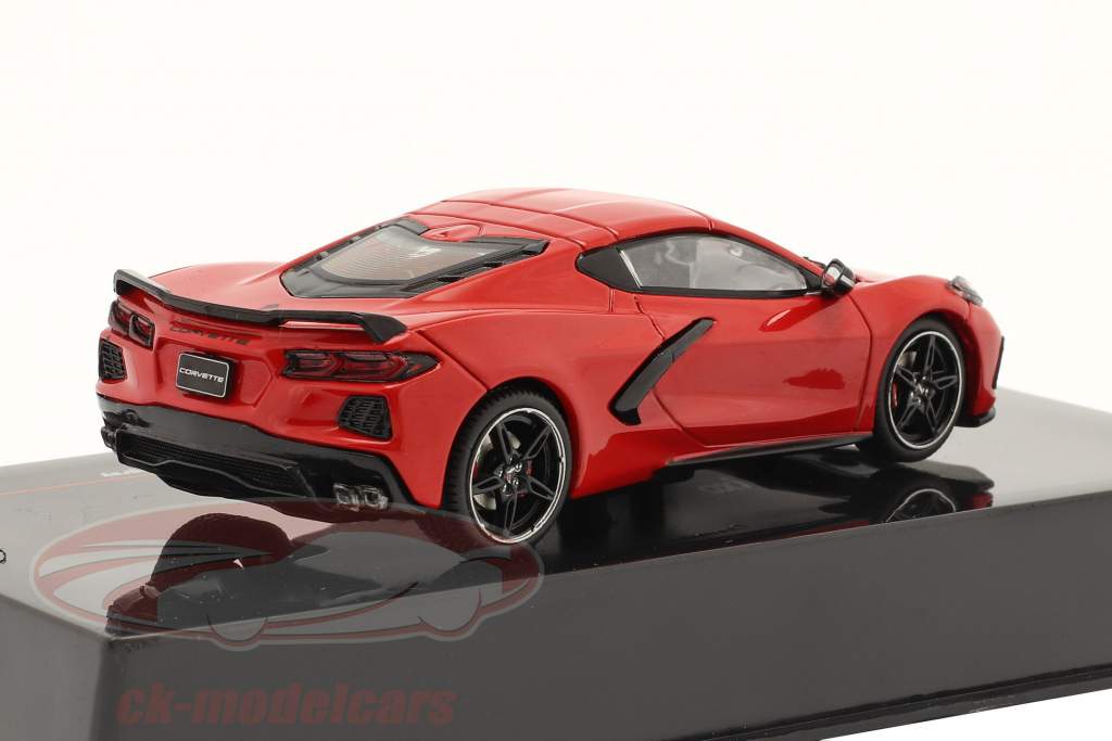 Ixo 1:43 Chevrolet Corvette C8 Stingray LHD Baujahr 2020 rot MOC303 ...