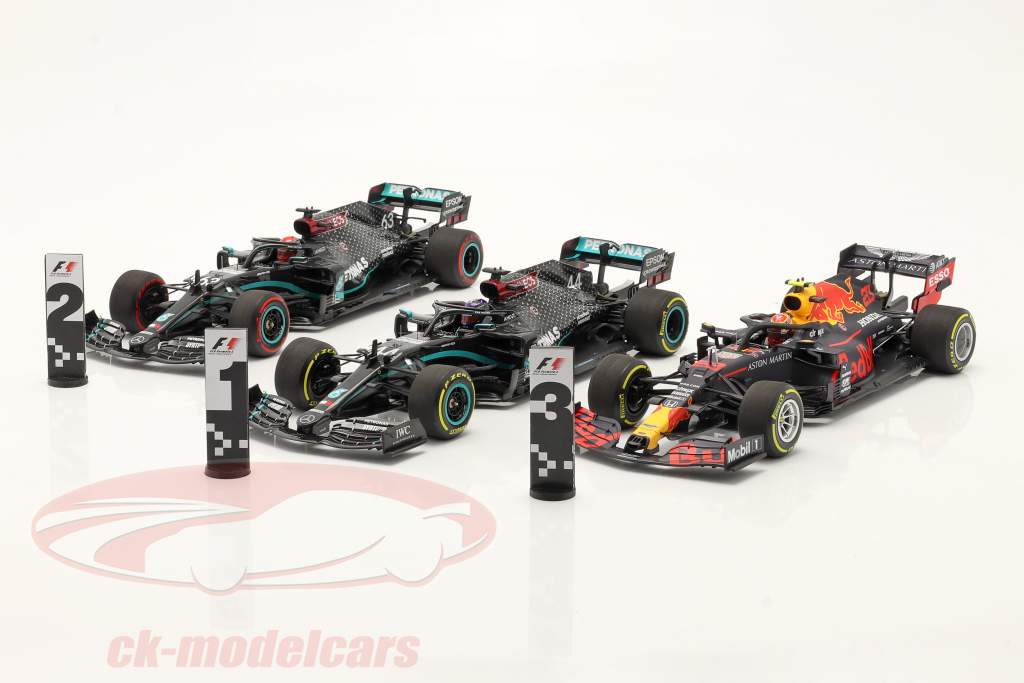 formula 1 Pit boards Podium (Set of 3) #1 #2 #3 1:18 Cartrix CTLEPP118 ...