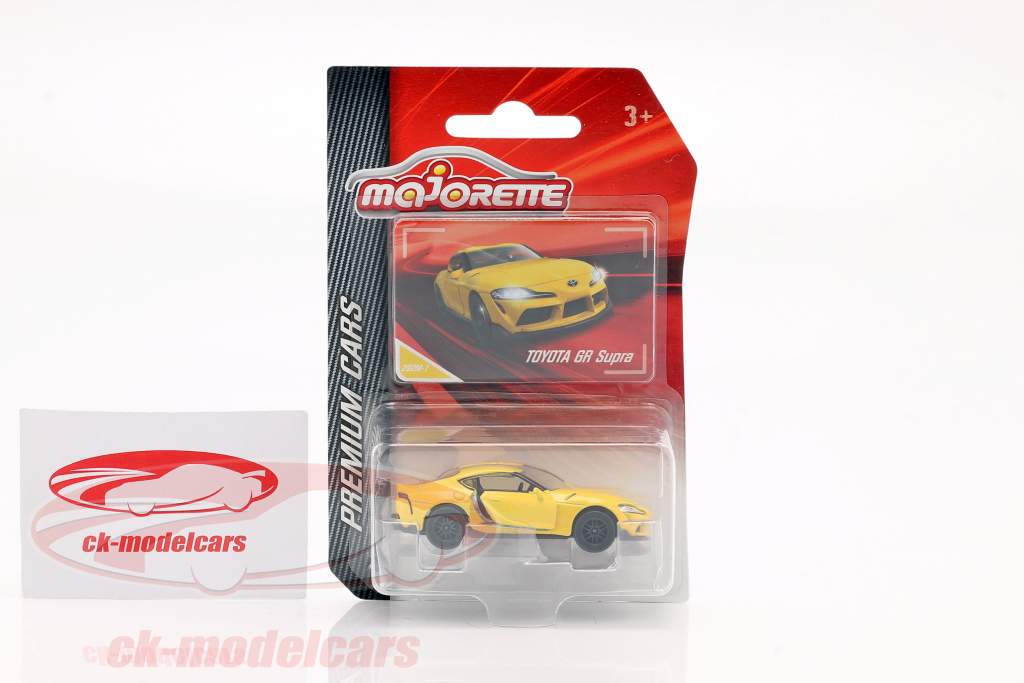 Majorette 1:64 Toyota GR Supra yellow 212053052Q29 model car ...