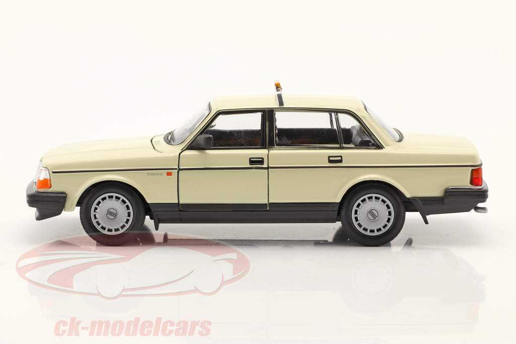Welly 1:24 Volvo 240 GL Taxi Deutschland Baujahr 1986 creme gelb ...