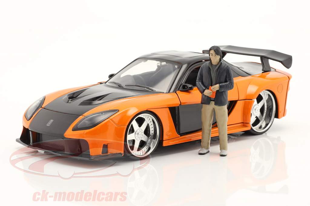 Jadatoys 1:24 Han's Mazda RX-7 1995 Fast & Furious Tokyo Drift (2006) con figura 253205002 ...