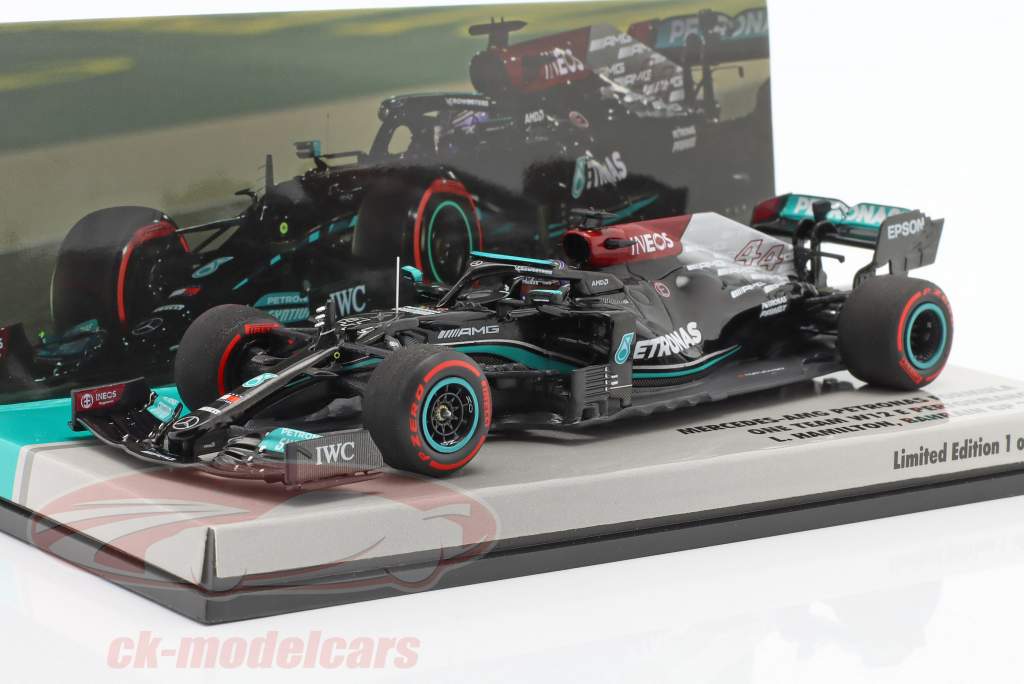 Minichamps 1:43 L. Hamilton Mercedes-AMG F1 W12 #44 Winner Bahrain GP formula 1 2021 413210144 ...