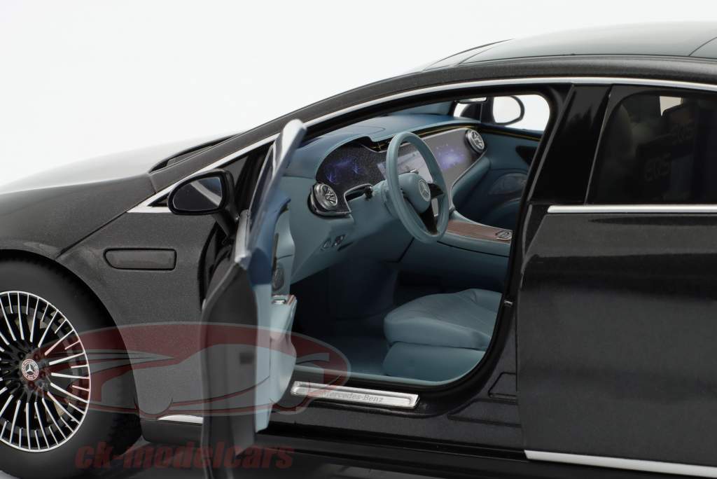 NZG 1:18 Mercedes-Benz EQS (V297) year 2022 graphite grey B66960573 ...