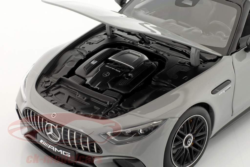 iScale 1:18 Mercedes-Benz AMG SL 63 4Matic (R232) alpine grau 180053 ...