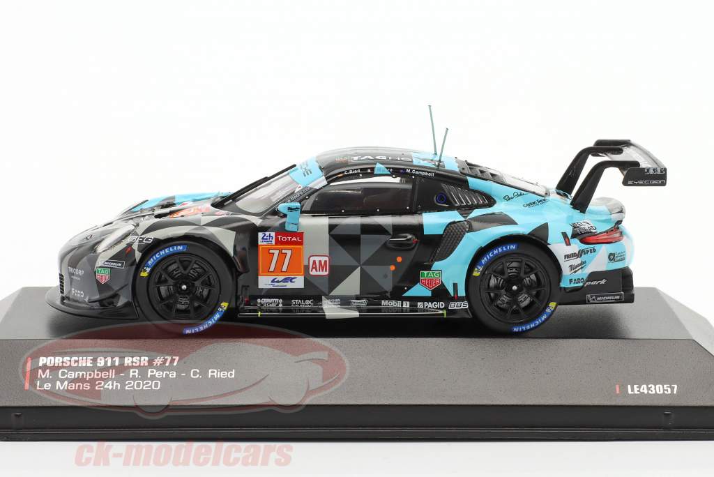Ixo 1:43 Porsche 911 RSR #77 2e LMGTE-Am 24h LeMans 2020 Dempsey-Proton ...