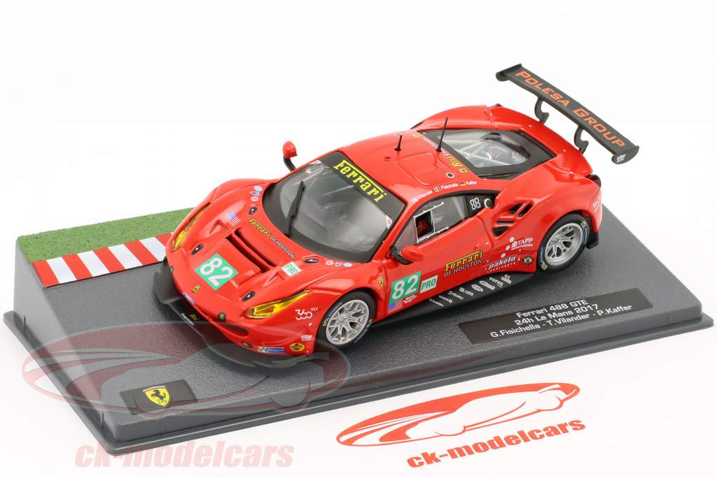 Altaya 1:43 Ferrari 488 GTE #82 24h LeMans 2017 Vilander, Fisichella ...