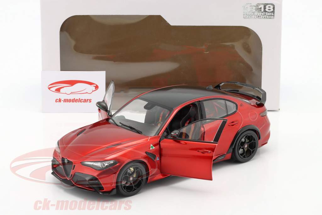 Solido 1:18 Alfa Romeo Giulia GTAM year 2021 red S1806901 model car ...