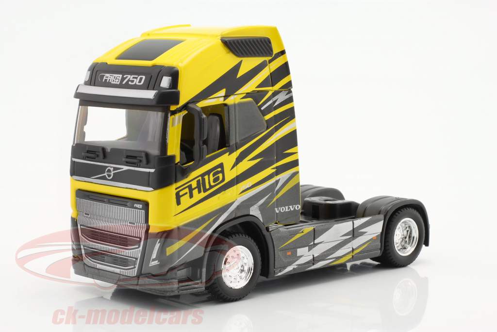 Bburago 1:43 Volvo FH16 Globetrotter 750 XXL Truck yellow / grey ...