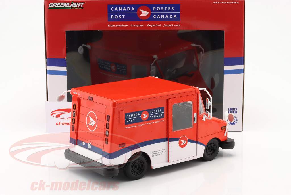 Greenlight 1:18 Canada Post Long-Life véhicule postal (LLV) rouge ...