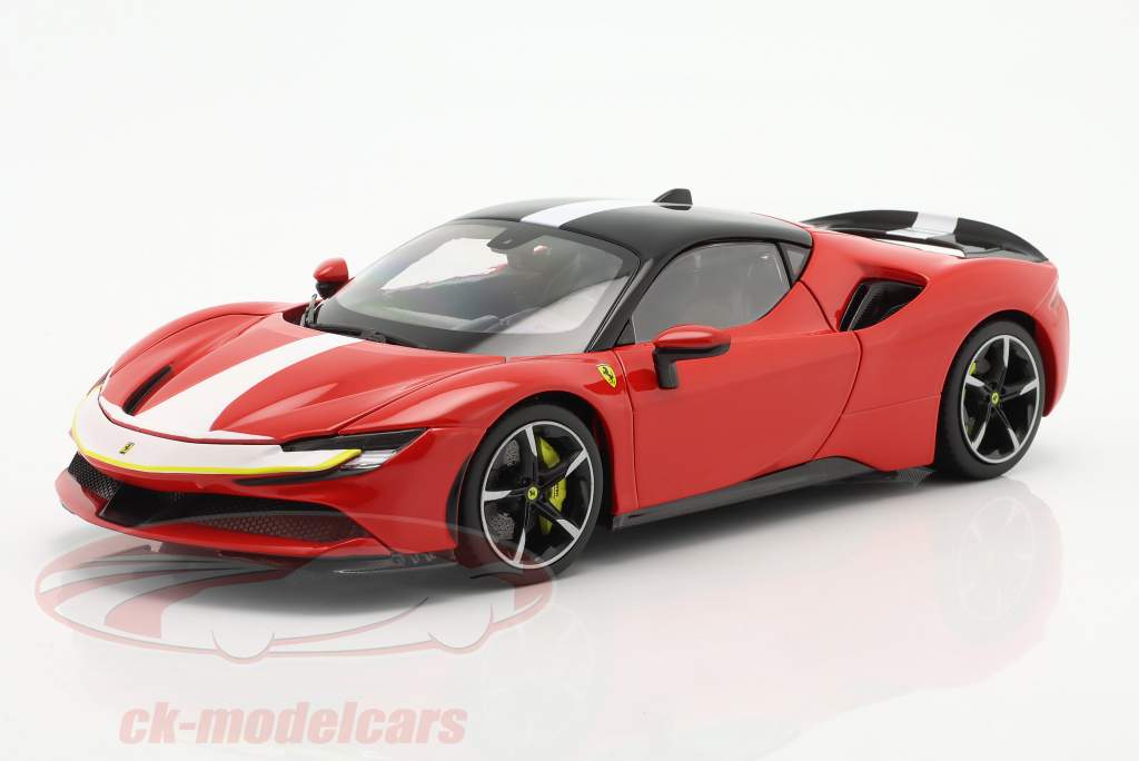 Bburago 1:18 Ferrari SF90 Stradale Assetto Fiorano 2020 красный ...