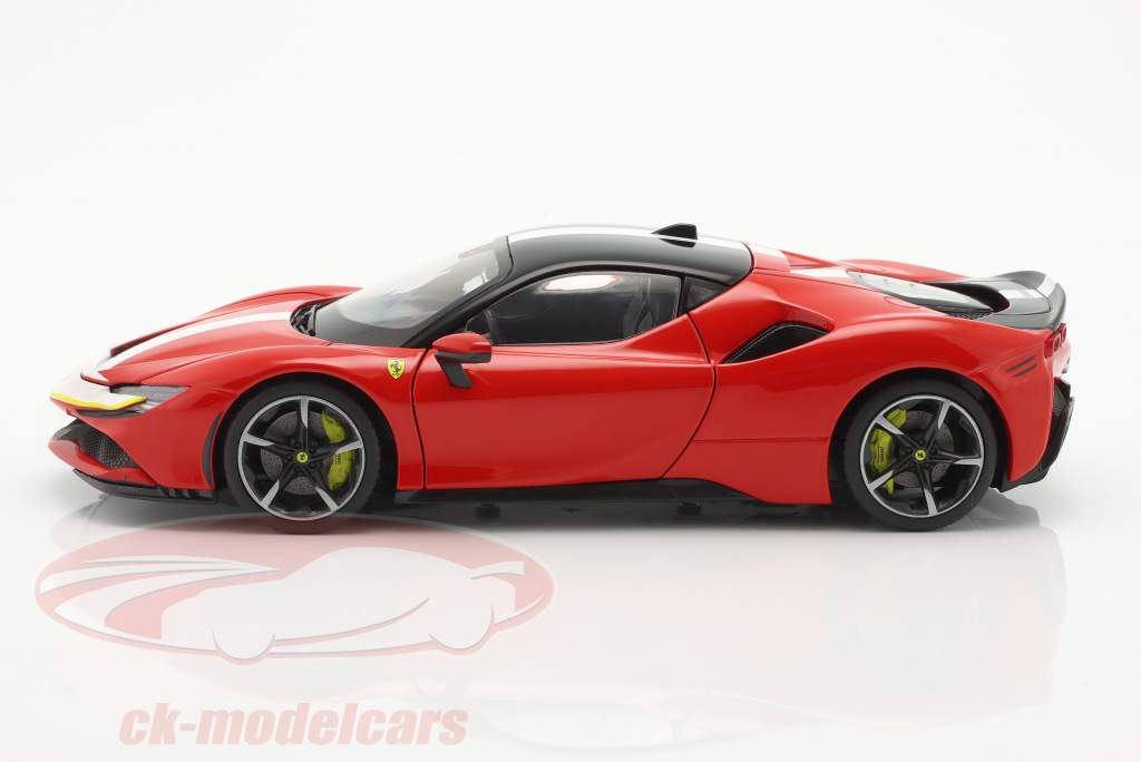 Bburago 1:18 Ferrari SF90 Stradale Assetto Fiorano 2020 red Signature ...