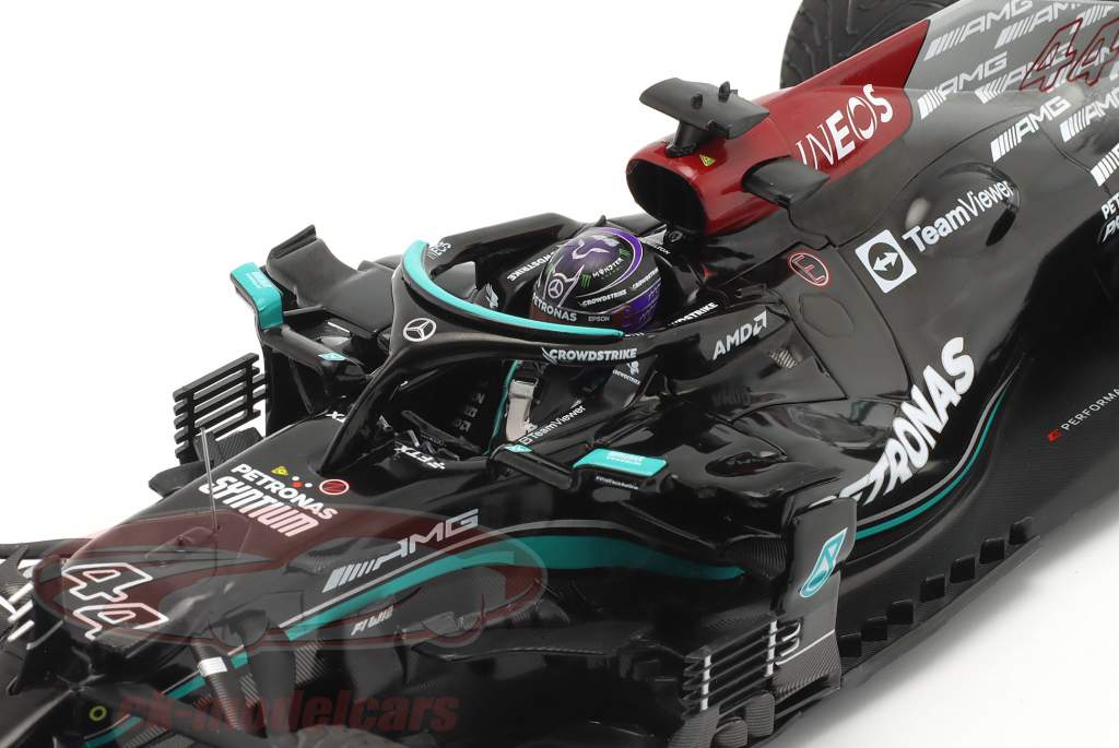 Minichamps 1:18 L. Hamilton Mercedes-AMG F1 W12 #44 100th GP-Sieg ...