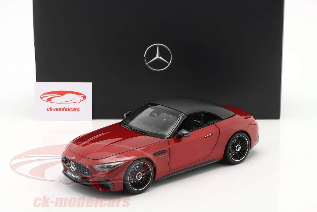 iScale 1:18 Mercedes-Benz AMG SL 63 4Matic+ Roadster (R232) 2022 patagonienrot B66960830 model ...