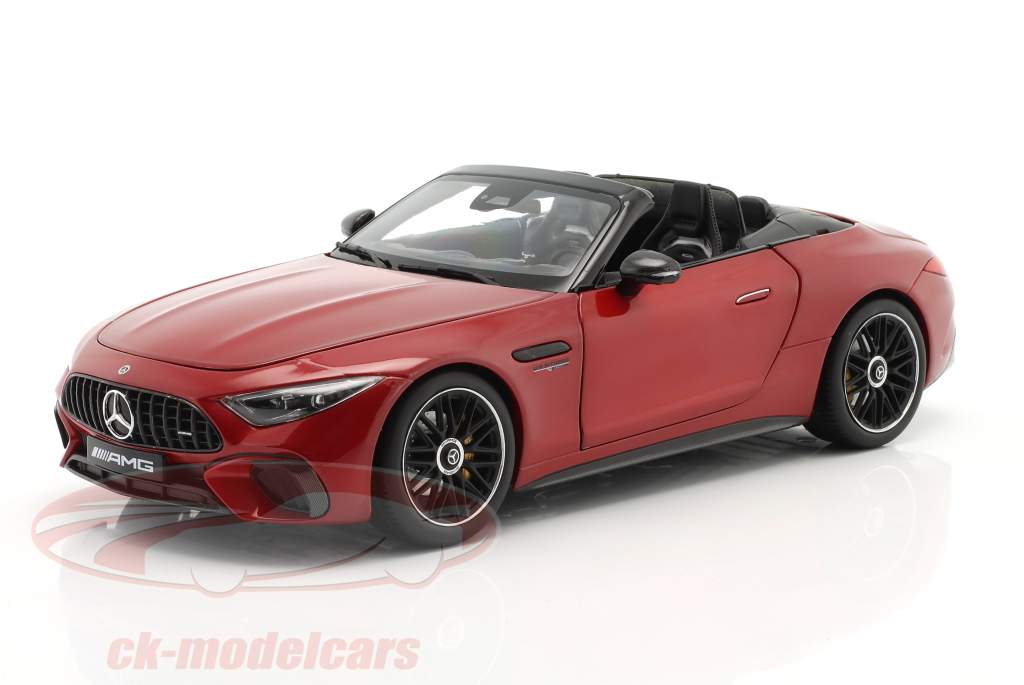 iScale 1:18 Mercedes-Benz AMG SL 63 4Matic+ Roadster (R232) 2022 patagonienrot B66960830 model ...