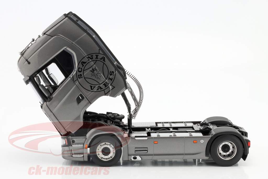 NZG 1:18 Scania V8 730S 4x2 tractor unit grey 1019/55 model car 1019/55 ...
