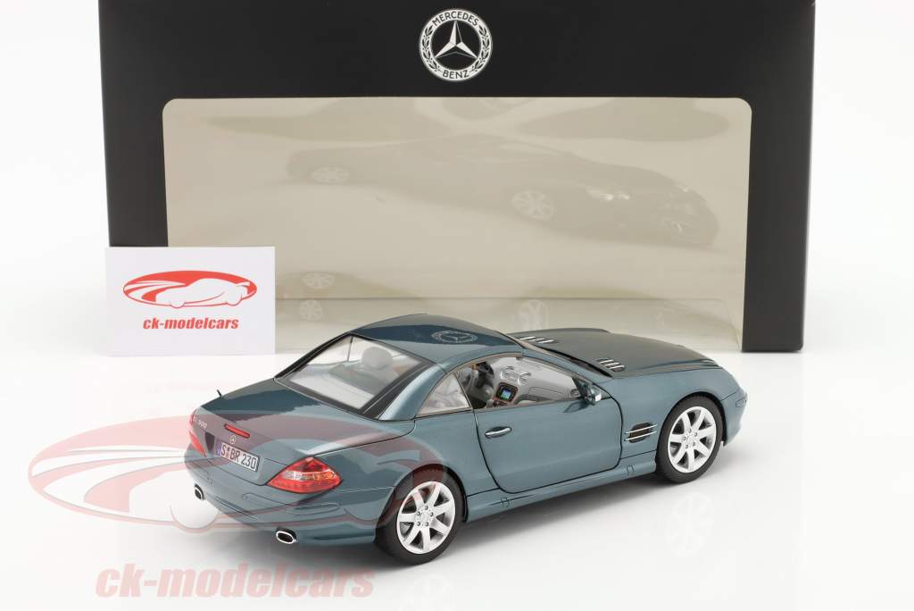 Norev 1:18 Mercedes-Benz SL 500 (R230) Baujahr 2001-2006 topasblau B66040689 Modellauto B66040689