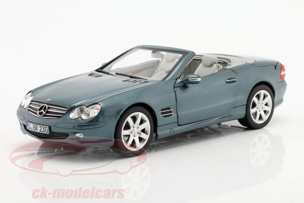 Norev 1:18 Mercedes-Benz SL 500 (R230) Baujahr 2001-2006 topasblau B66040689 Modellauto B66040689