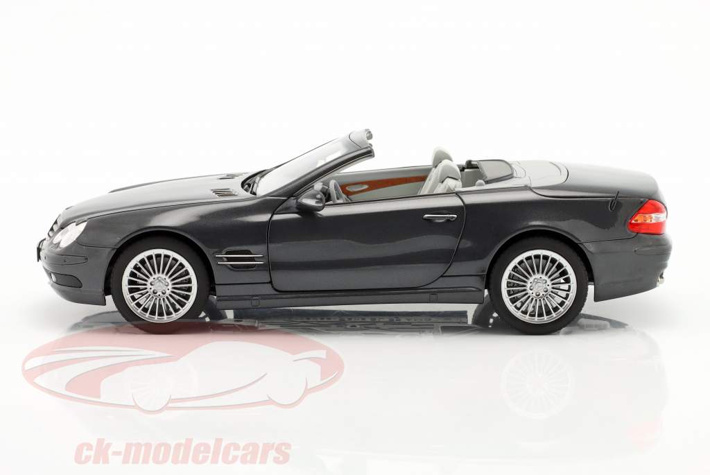 Norev 1:18 Mercedes-Benz AMG SL 55 (R230) Baujahr 2001-2006 obsidianschwarz B66040687 Modellauto ...