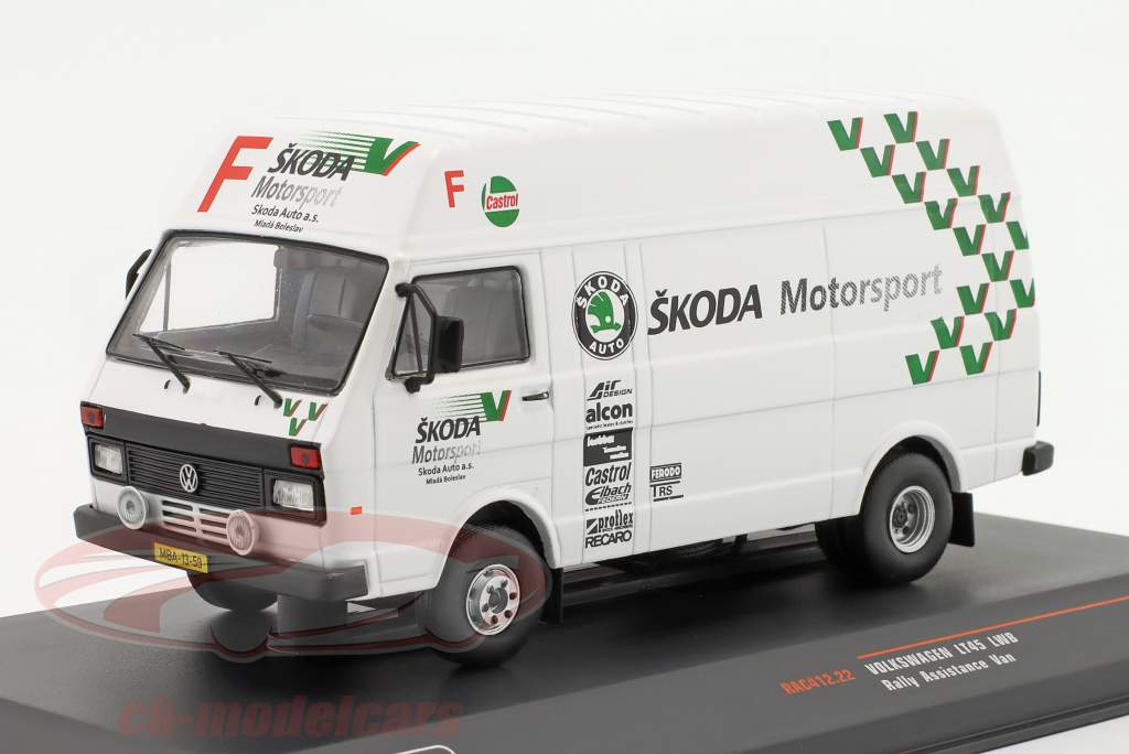Ixo 1:43 Volkswagen VW LT45 LWB Skoda Motorsport rally assistenza ...