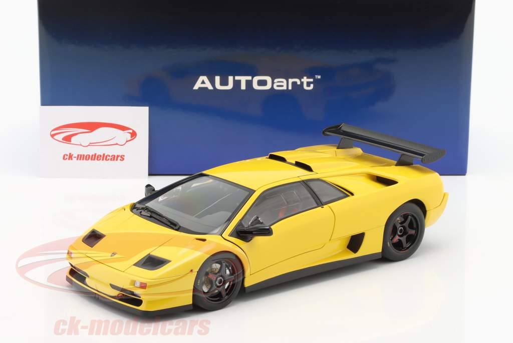 AUTOart 1:18 Lamborghini Diablo SV R year 1996 yellow 79147 model car ...
