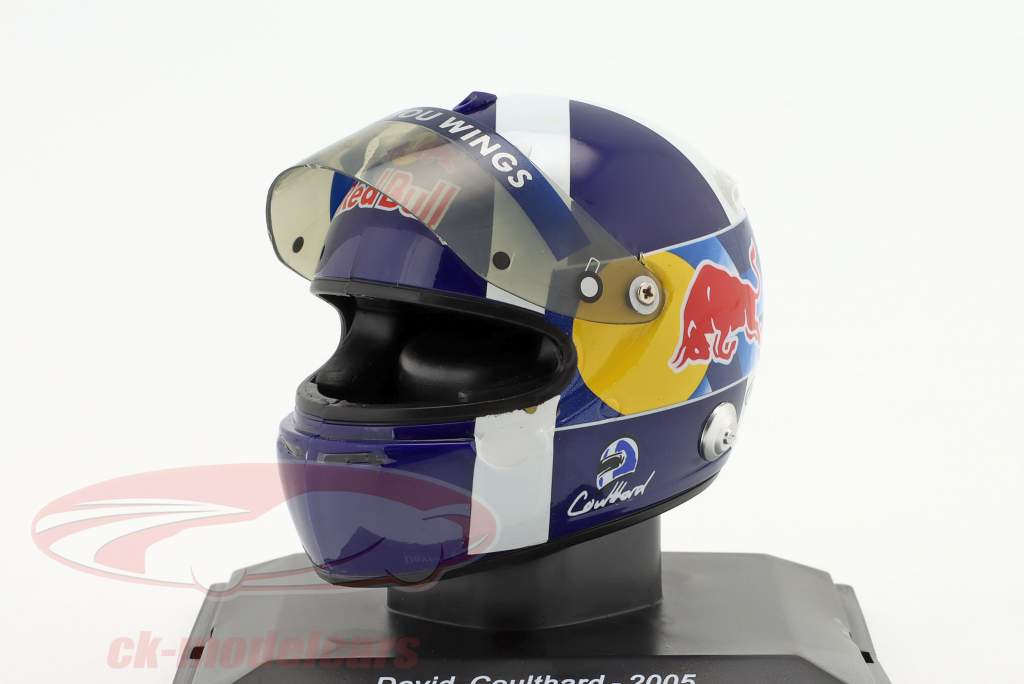 Spark 1:5 David Coulthard #14 Red Bull formula 1 2005 helmet Editions ...