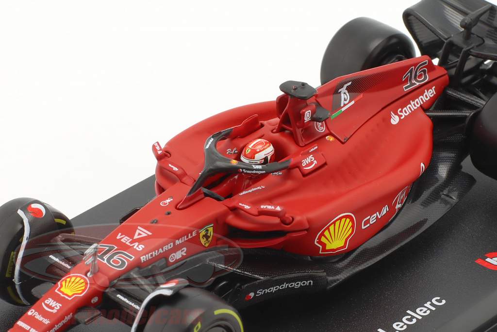 Bburago 1:43 Charles Leclerc Ferrari F1-F75 #16 formula 1 2022 18-36831 ...
