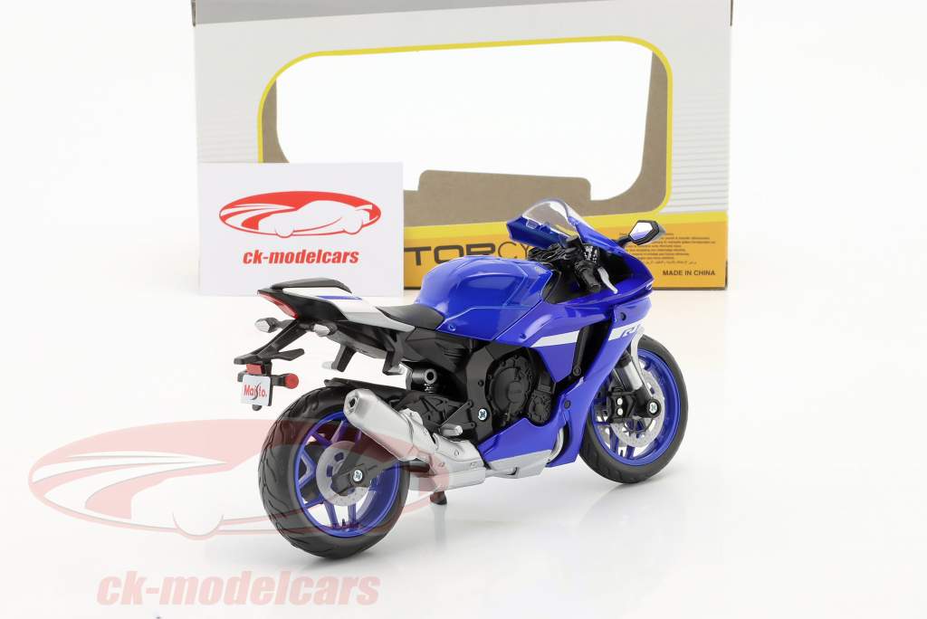 Maisto 1:12 Yamaha YZF-R1 Anno di costruzione 2021 blu / Nero 20-21847 ...
