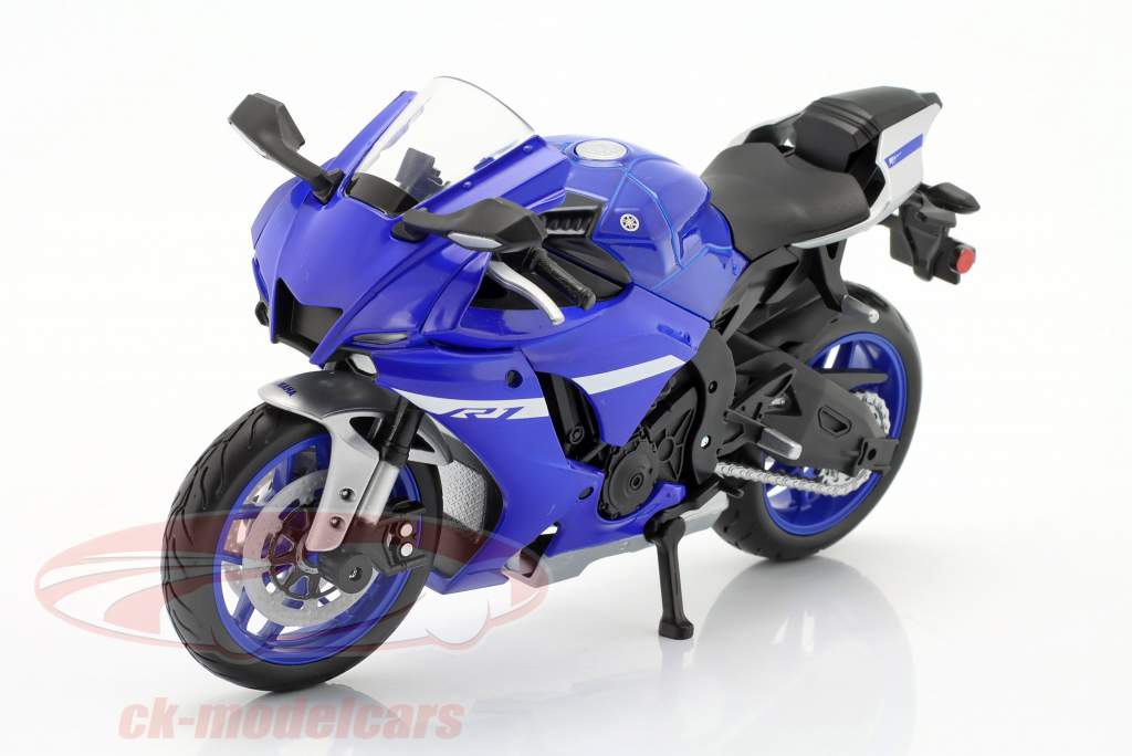 Maisto 1:12 Yamaha YZF-R1 Anno di costruzione 2021 blu / Nero 20-21847 ...