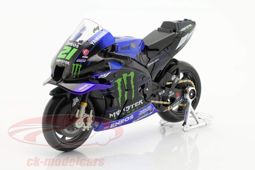 Maisto 1:18 Franco Morbidelli Yamaha YZR-M1 #21 MotoGP 2021 36373 #21 model car 36373 #21