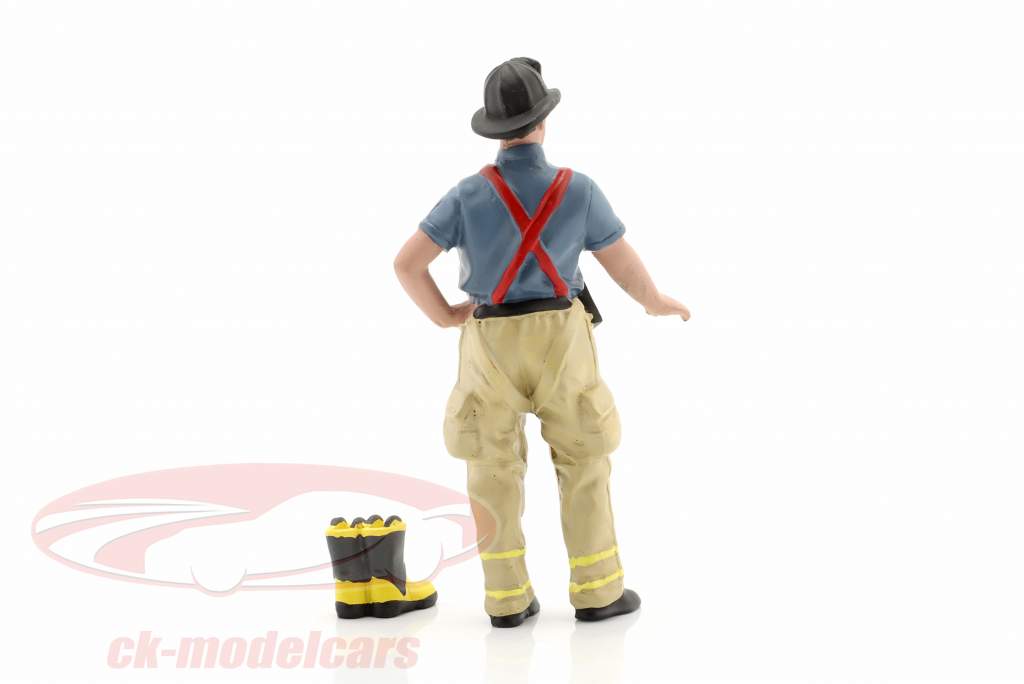 American Diorama 1:18 Firefighters Getting ready figure AD76319 model ...