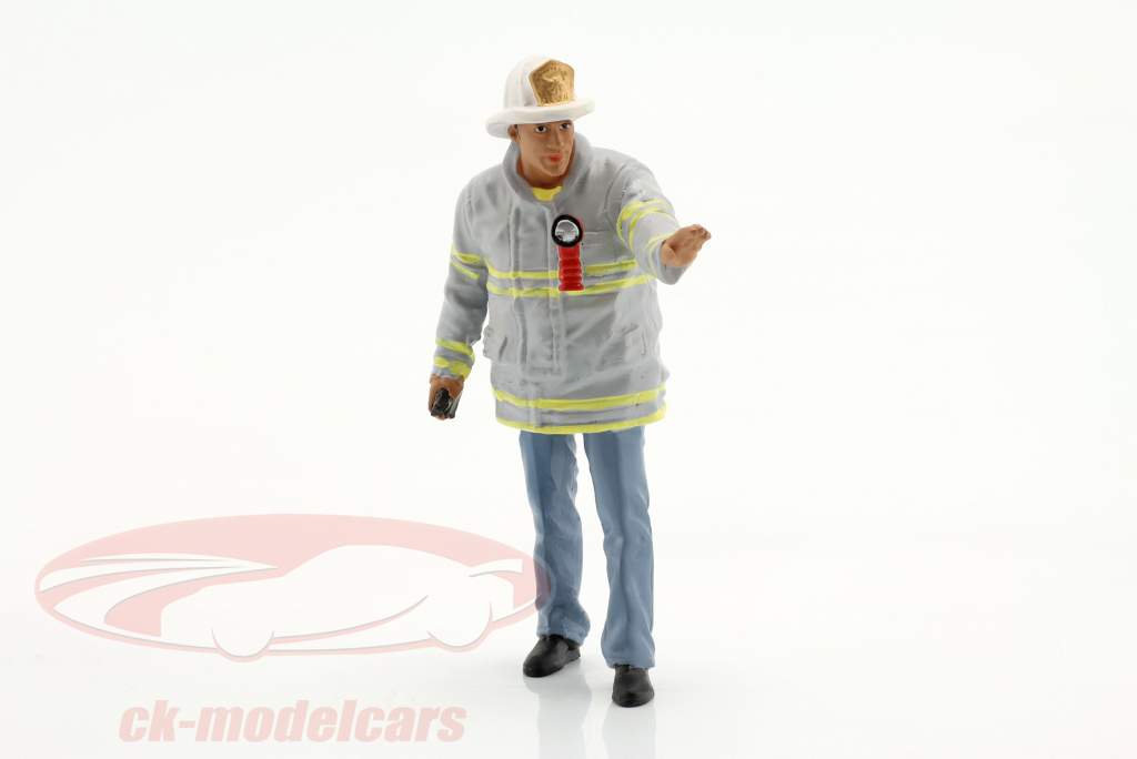 American Diorama 1:18 Firefighters Fire Captain figure AD76318 model ...