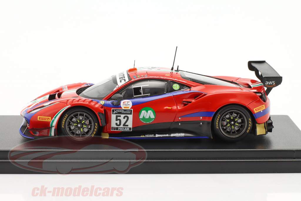 LookSmart 1:43 Ferrari 488 GT3 #52 2nd Pro-Am class 24h Spa 2021 AF ...