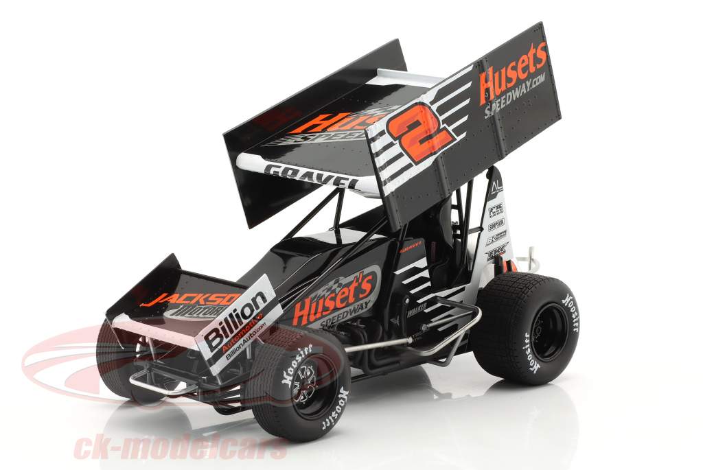 GMP 1:18 Huset's Speedway Sprint Car 2022 #2 David Gravel A1822003 ...