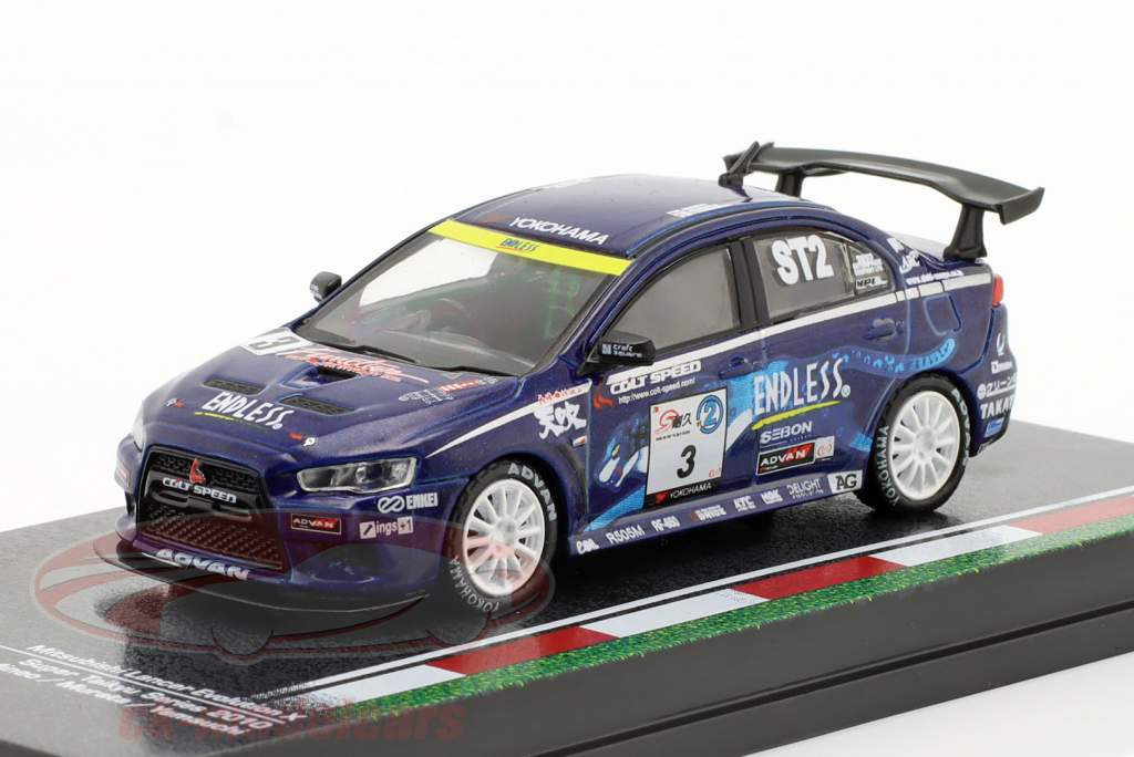 Tarmac Works 1:64 Mitsubishi Lancer Evolution X #3 Super Taikyu Series ...